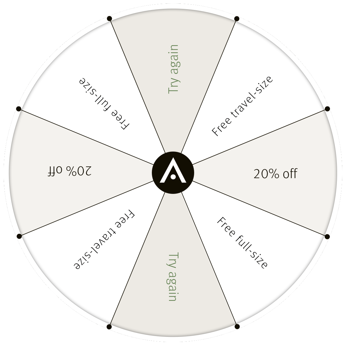 Play Aveda's Spin the Wheel game | Aveda